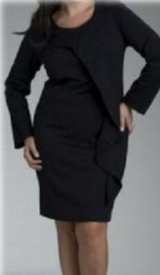NWT LANE BRYANT ICON COLLECTION BLACK RUFFLE DRESS WOMEN PLUS 18 20 22 ...
