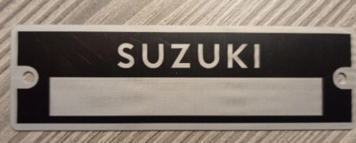 SUZUKI vin id chassis plate | eBay