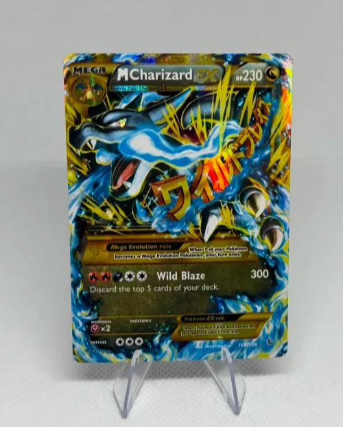 2014 Pokémon XY Flashfire M Charizard EX 108/106 Secret Rare Full Art ...