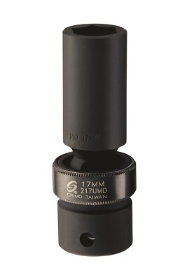Sunex 217UMD 17mm 1/2" Drive 6 Point Universal Deep Impact Socket ...