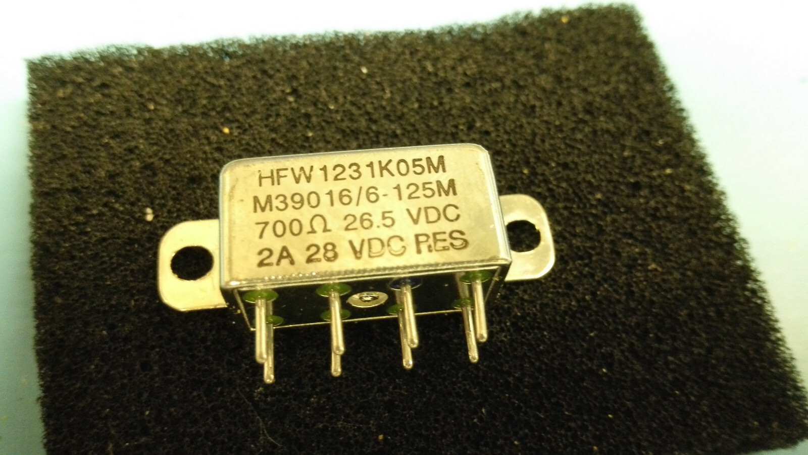 NOS MIL SPEC RELAY 26.5vdc, 700 Ohm, M39016/6-125M , 4-1617033-1 | eBay