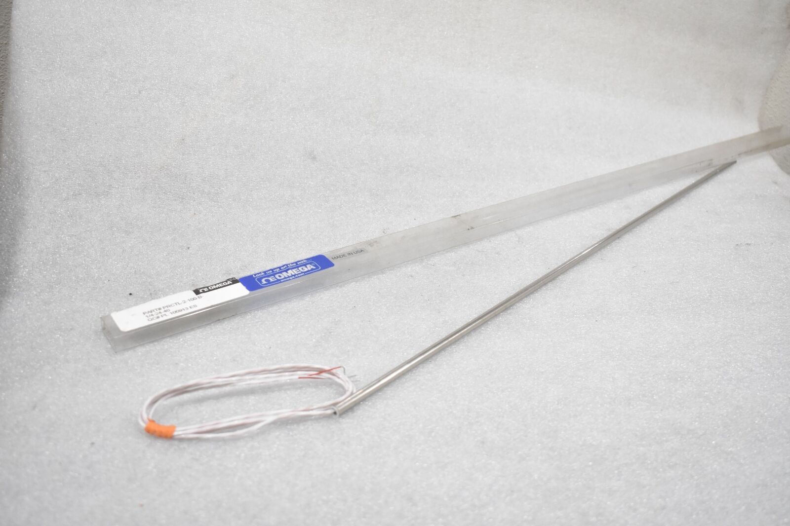 OMEGA PRCTL-2-100-B-1/4-24-40 CUT TO LENGTH RTD SENSOR PROBE 24" LONG ...