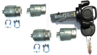 Chevy Express 99 00 OEM Ignition Key Switch Cylinder & Door Lock Set 2 ...