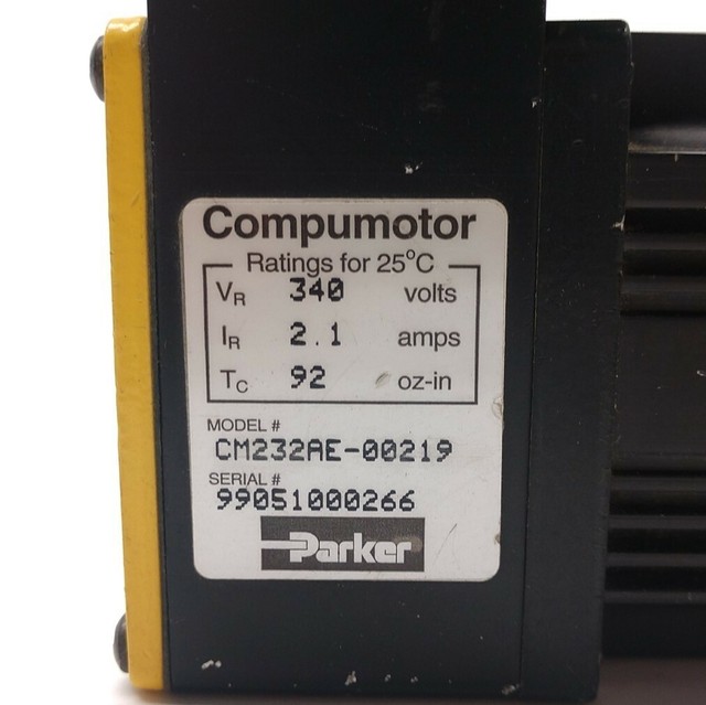 Parker Compumotor Cm232ae-00219 Brushless DC Servo Motor NEMA 23 340v ...