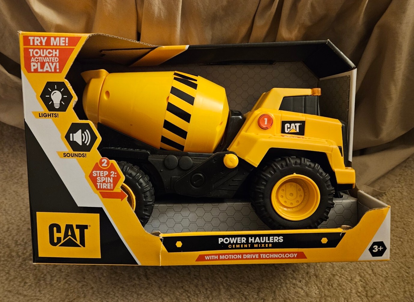 Cat Construction Power Haulers Cement Mixer, Yellow Brand New | eBay