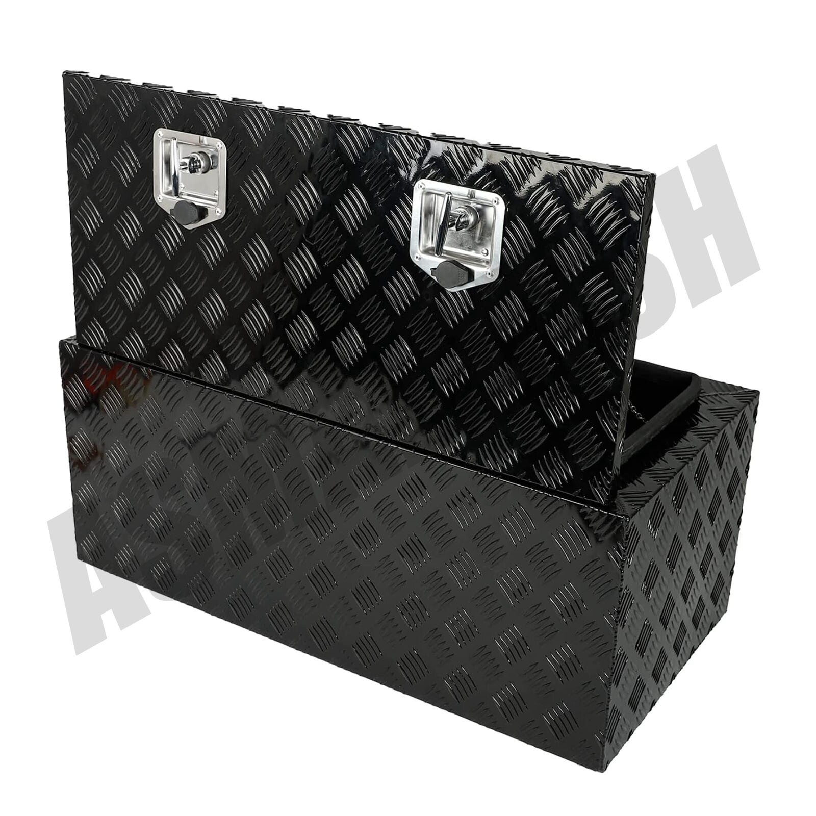 36" Aluminum Truck Underbody Tool Box W/Lock Trailer RV Tool Storage ...