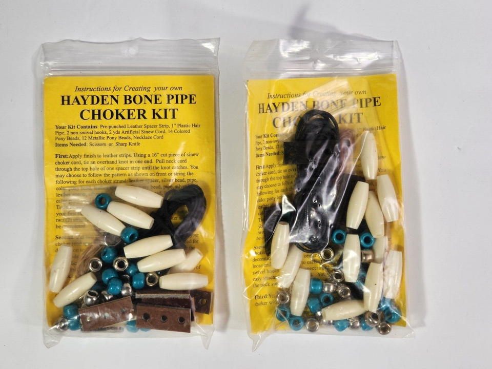 Traditional Hayden 3 Strand Bone Pipe Choker Kit Beck Leather Crafts ...