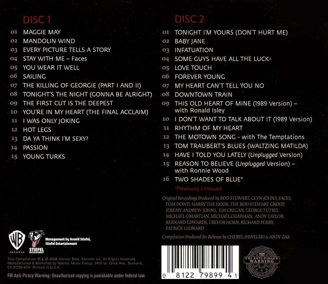 ROD STEWART - THE DEFINITIVE ROD STEWART NEW CD | eBay