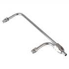 Chrome Fuel Line Fits Holley 3310 4160 Vacuum Secondary Carburetor 5/8 ...
