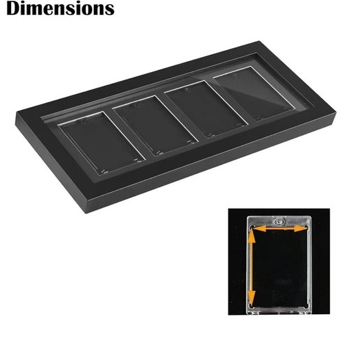 Wooden Trading Cards Display Frame Wall Mounted Collection Card Display ...