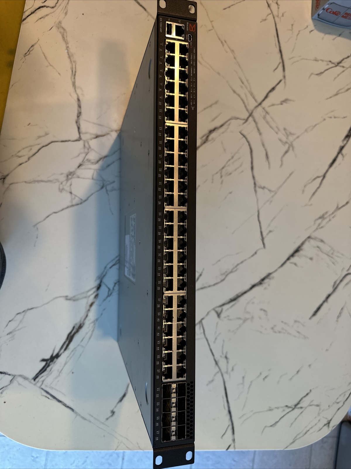 Brocade ICX 7250 48-Port POE 8x1/10 GbE Ethernet Switch (ICX7250-48P ...