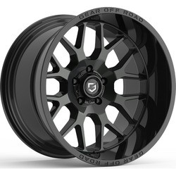 20x9 Gear Off Road 763B Raid Gloss Black Wheels 5x5 (0mm) Set of 4 | eBay