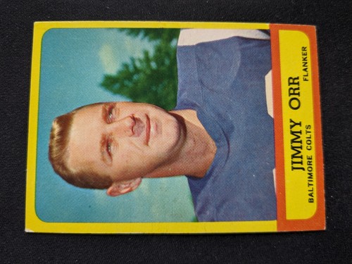 1963 Topps Football Card # 3 Jimmy Orr - Baltimore Colts (EX) | eBay