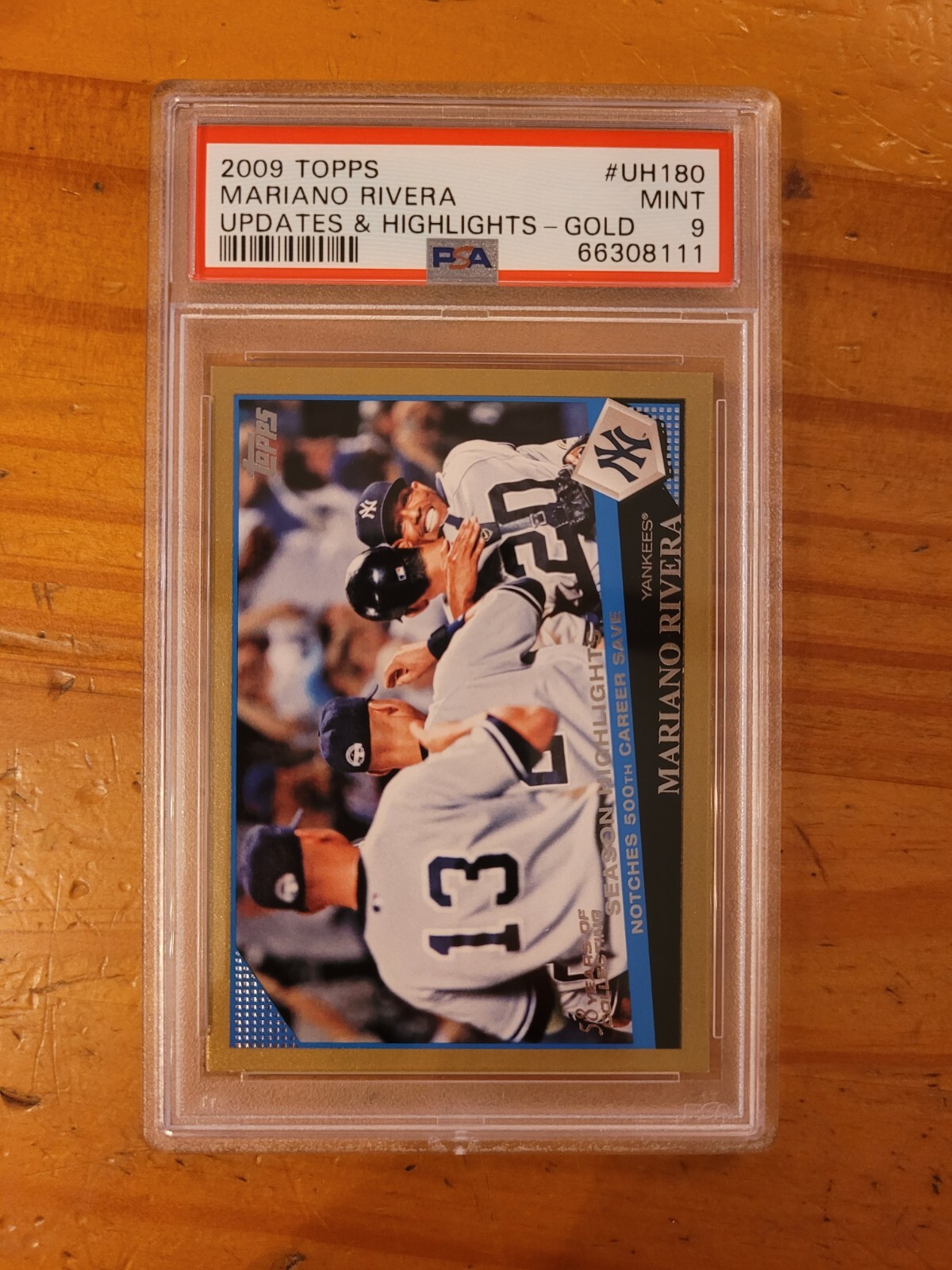 2009 Topps Update Gold #UH180 Mariano Rivera PSA 9 Mint Yankees HOF | eBay