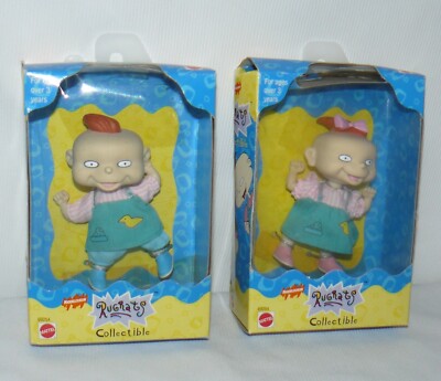Nickelodeon Rug Rats Collectible Twins Phil & Lill Set of 2 Figures NIB ...