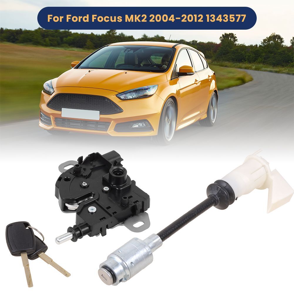 Bonnet Release Lock Latch 1343577 For FORD FOCUS MK2 Repair Set Kit ...