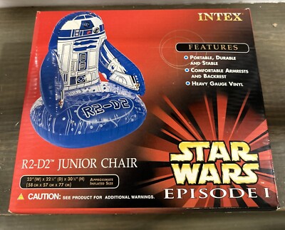 STAR WARS INTEX INFLATABLE R2-D2 JUNIOR CHAIR EPISODE1 New in Box | eBay