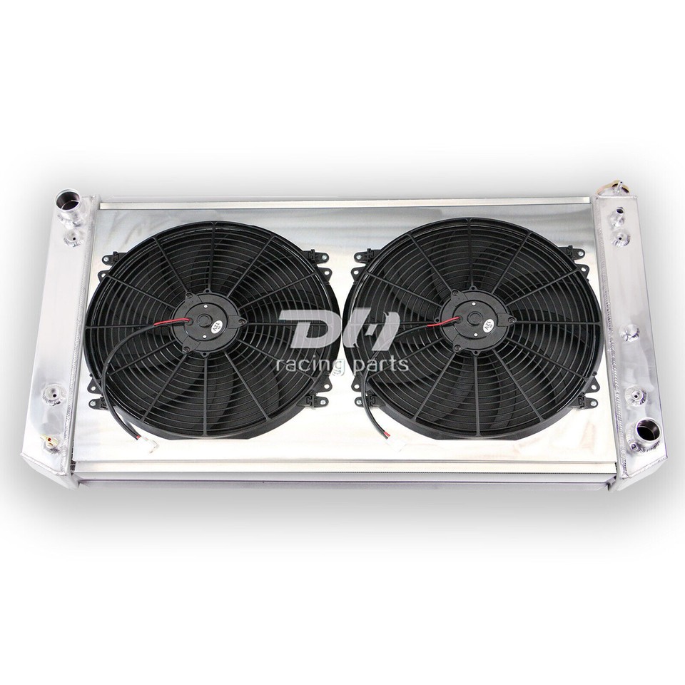 Aluminum 3 Rows Radiator+Shroud+Fan For 1992 1993 GMC CHEVY TRUCK ...