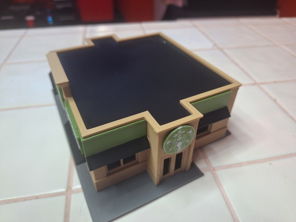 Ho Scale COFFEE Shop Building Ho Train Building Built Ho Model Train | eBay