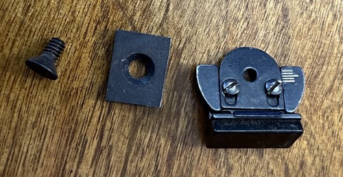 Vintage Ruger Mini 14 / 30 Ranch Rear Sight assembly complete w/ screw ...