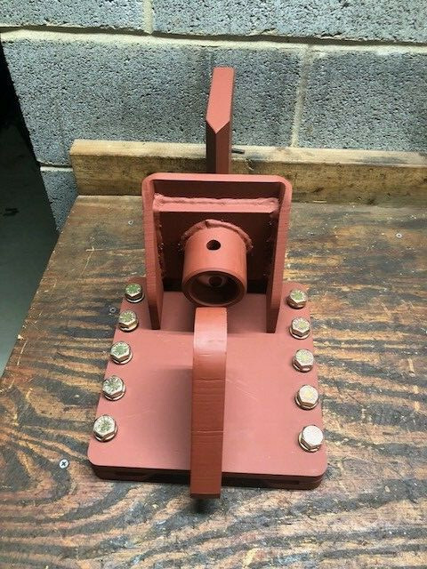 Log Splitter Slide Wedge Push Plate hydraulic cylinder Mount 6-1/2 ...