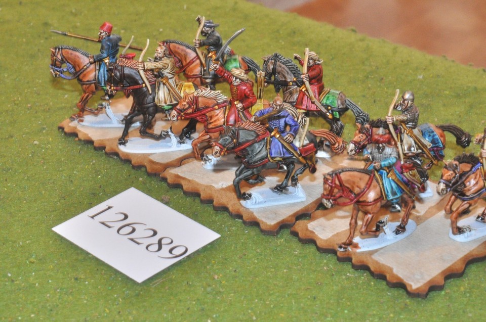 25mm medieval / arab - cavalry 9 figs - (126289) | eBay