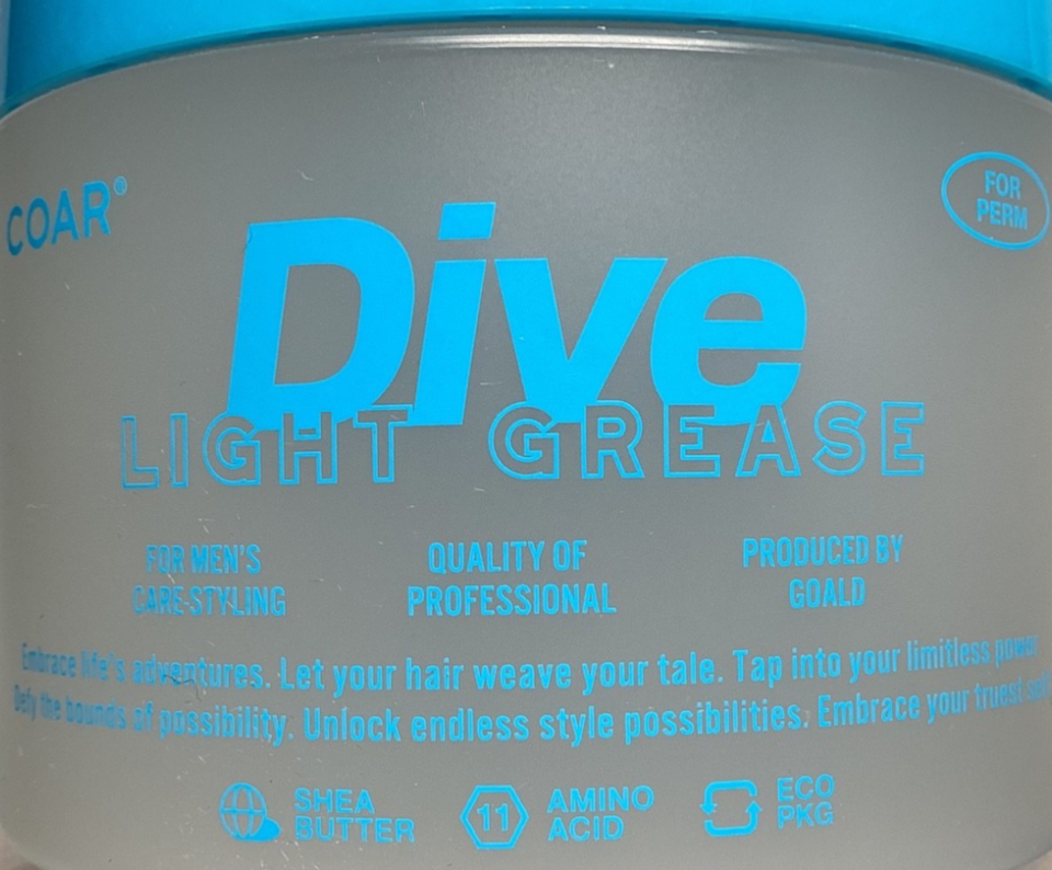 ×2 COAR Dive LIGHT GREASE 170g – Professional Hair Styling GreaseMade ...