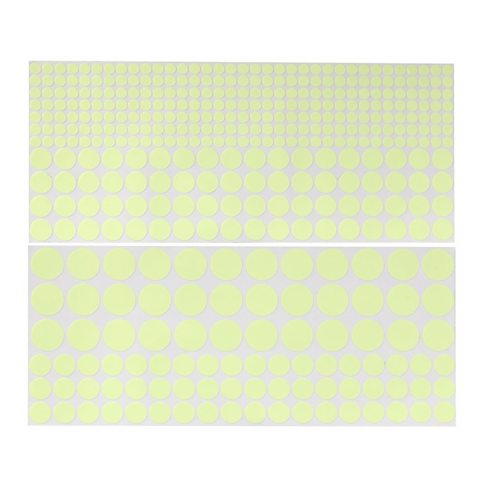 407PCS Luminous Round Dots Glow in The Dark Kids Bedroom Ceiling Wall ...