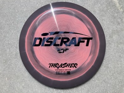 Discraft ESP Thrasher-Swirly Pink & Gray w Gray Halo, Teal Sparkles ...