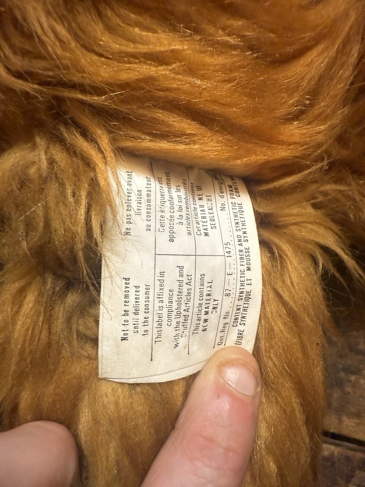 Vintage Talking ALF "Alien Life Form" Plush Toy Doll 1986 Voice Box Not ...