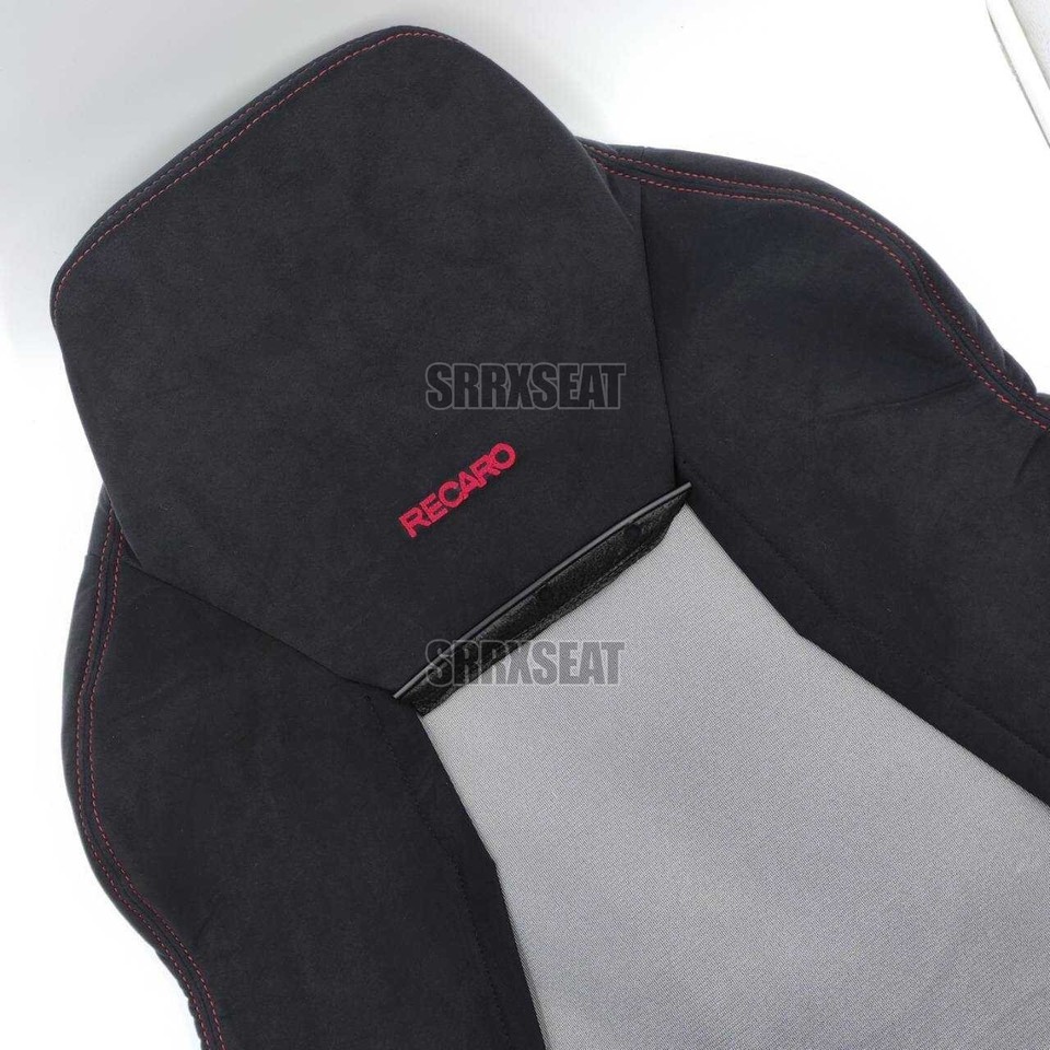 RECARO SR3 DC2 Seat Upholstery Kits Seat Covers Black Suede | Left ...