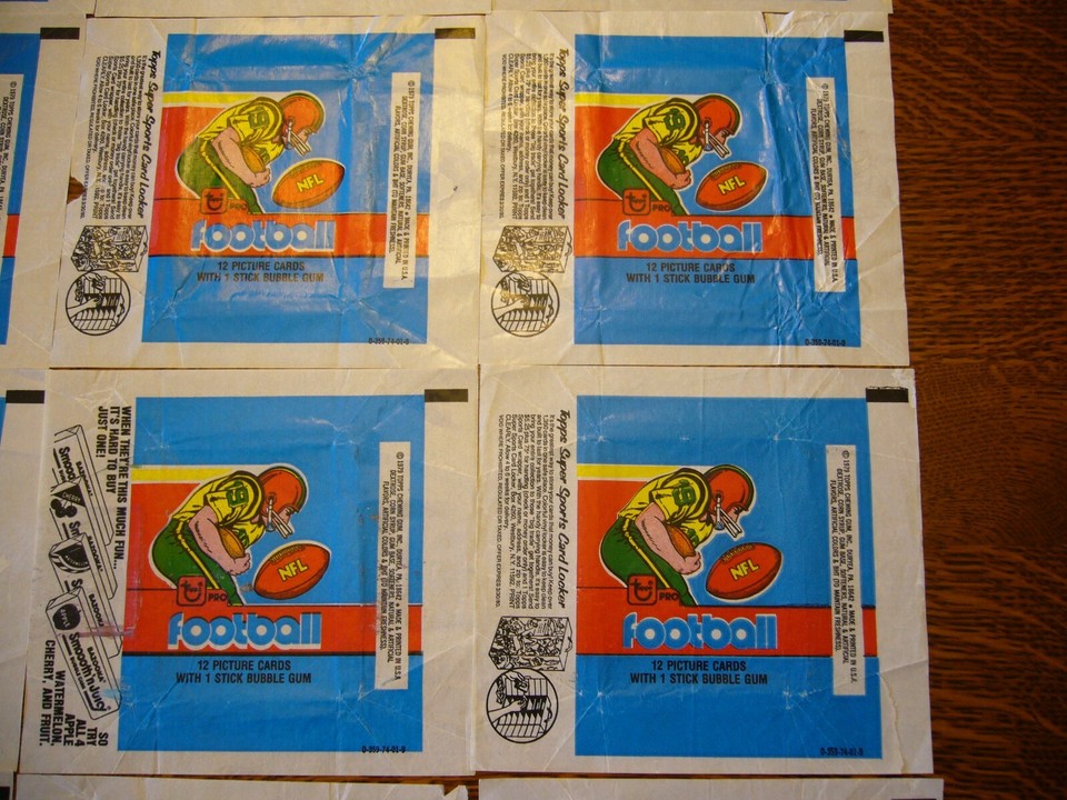 Lot 14 Topps 1979 NFL Football Empty Wax Pack Wrappers - No Cards ...
