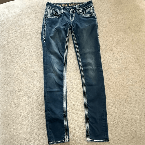 Rock Revival Aida Skinny Jeans Bling Concert Rodeo Women’s size 27 ...