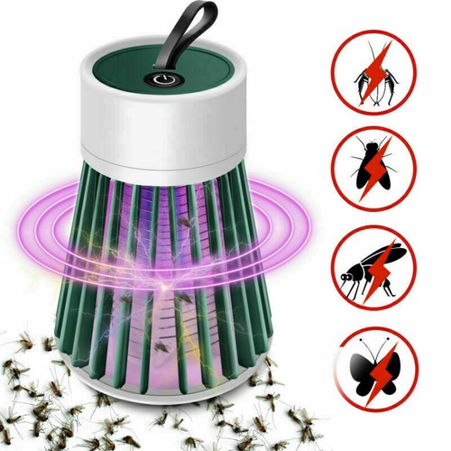 Usb Rechargeable Mosquito Killer LED Light Lamp Fly Bug Insect Zapper ...