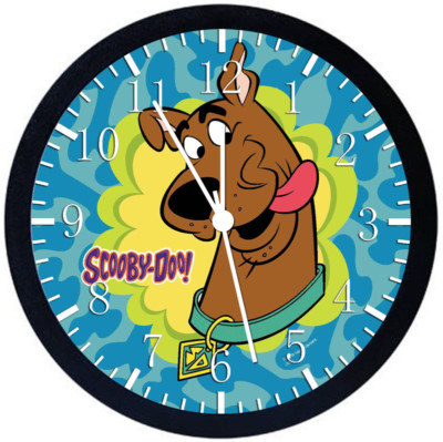 Scooby Doo Black Frame Wall Clock Nice For Decor or Gifts W246 | eBay UK