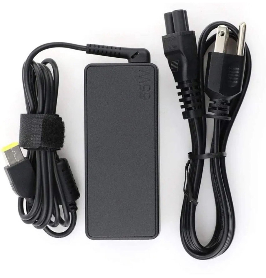 Original Lenovo ThinkPad Laptop AC Charger Adapter 65W 20V 3.25A-SQUARE ...