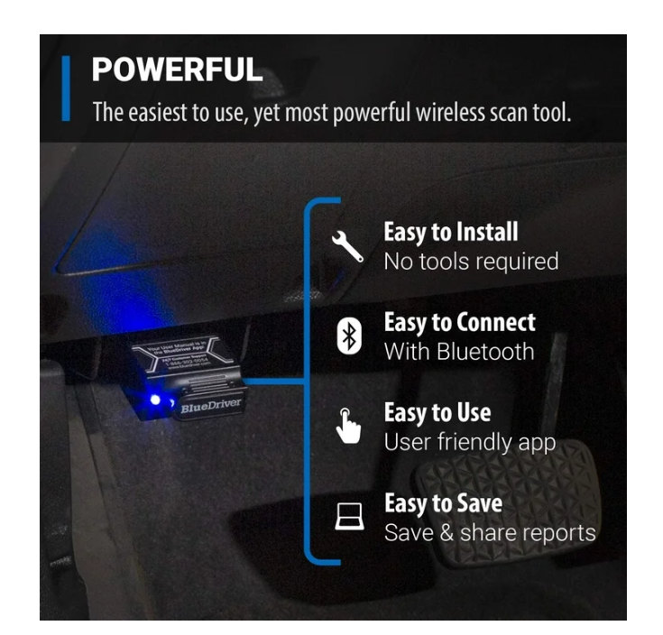 BlueDriver Pro OBD2 Bluetooth Car Diagnostic Scan Tool and Code Reader ...