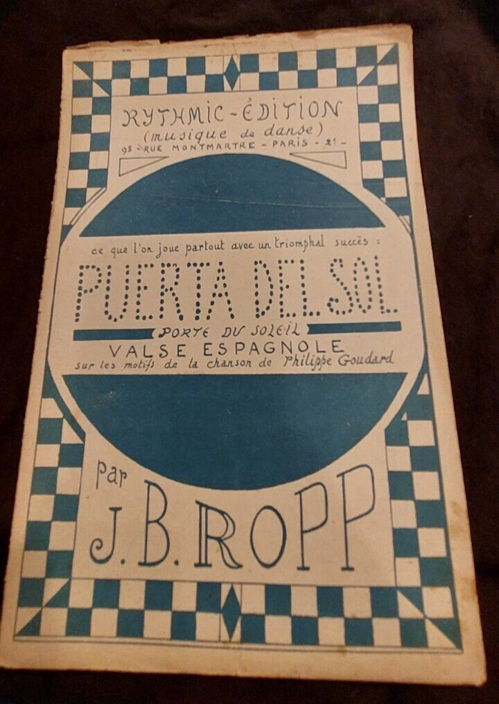 Puerta Del Sol Spanish Waltz Ropp Sheet Music | eBay UK