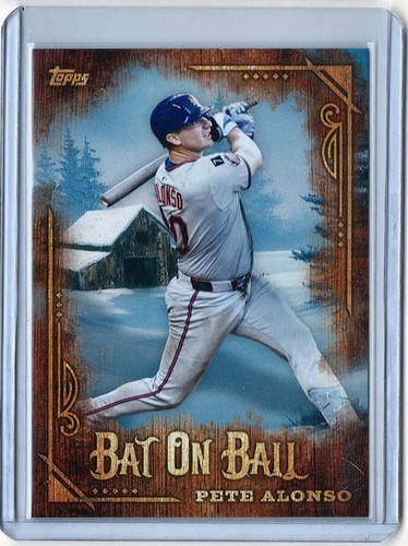 Pete Alonso X Bob Ross 2025 The Art Of Baseball Bat On Ball METS FREE ...