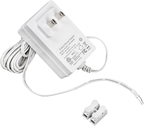 s 24V 1A 24W White Plug-In Transformer DC Wall Charger Adapter/Power ...