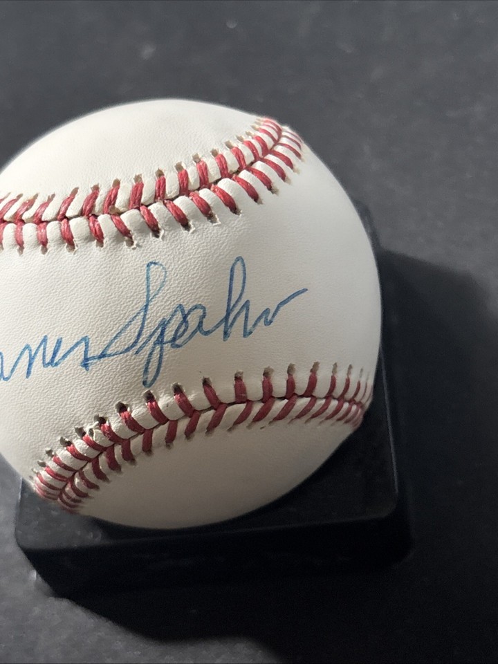 WARREN SPAHN - Autographed Rawlings Baseball - Milwaukee Braves - Auto ...