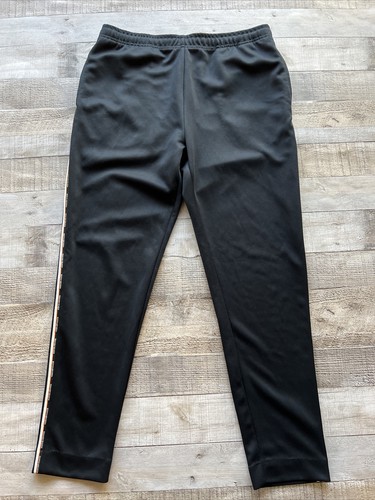 Scotch Soda Sweatpants Mens Medium Black Microfiber Tapered Ankle | eBay