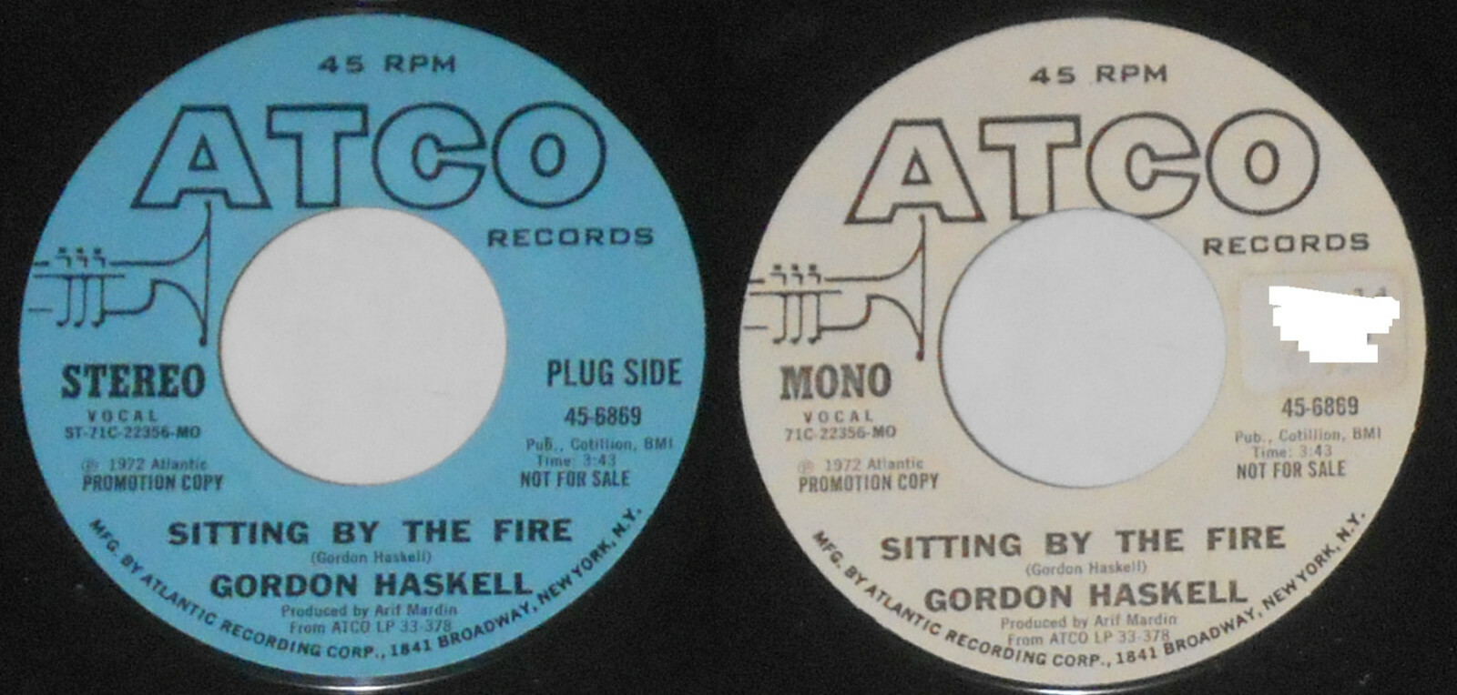 Gordon Haskell (King Crimson) - Sitting By the Fire - U.S. promo 7 ...