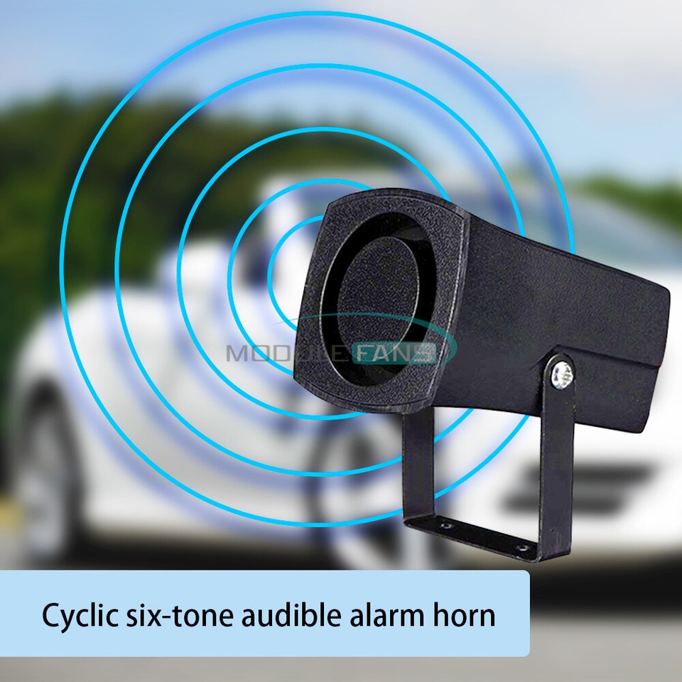 105dB Car Reversing Horn DC12V-24V Back up Reversing Sound Alarm Horn ...