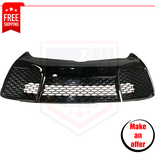 Bumper Grille TO1036156C 5311206280 black plastic CAPA for 15-17 Toyota ...