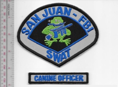 FBI K-9 Police Puerto Rico San Juan Field Office SWAT Team Canine NO ...