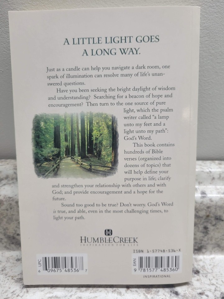 Light for my path book illuminating sections from the bible | eBay