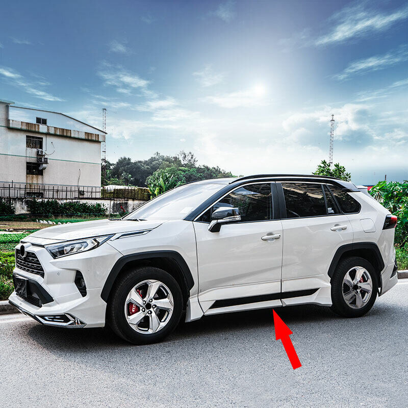 2019-2022 Toyota RAV4 Right Side Skirt Car Body Door Side Molding Sill ...