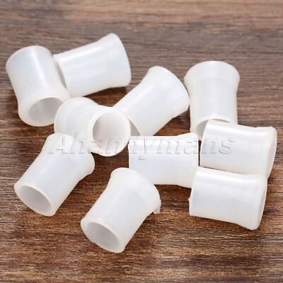 10Pcs Soft Rubber Tobacco Smoking Pipe Tip Grips Stem Protectors 9mm ...