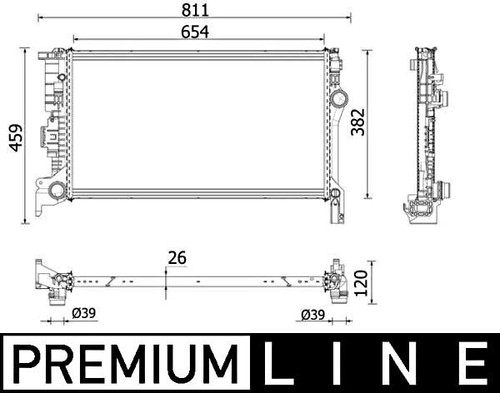 MAHLE Radiator For VOLVO Xc90 II 14-19 32224828 | eBay